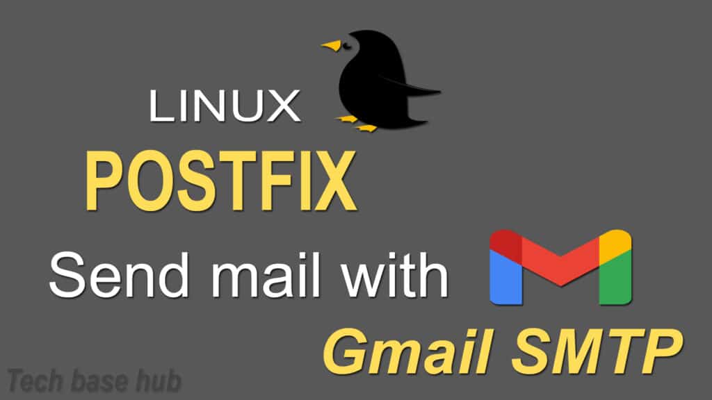 Sendmail Configuration postfix Install with Gmail SMTP - techbasehub.com