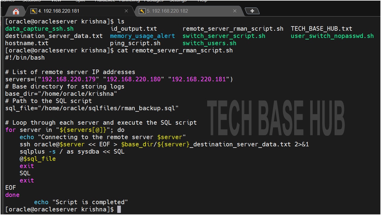 Automating Run SQL Script Execution on Remote Servers with Bash - techbasehub.com