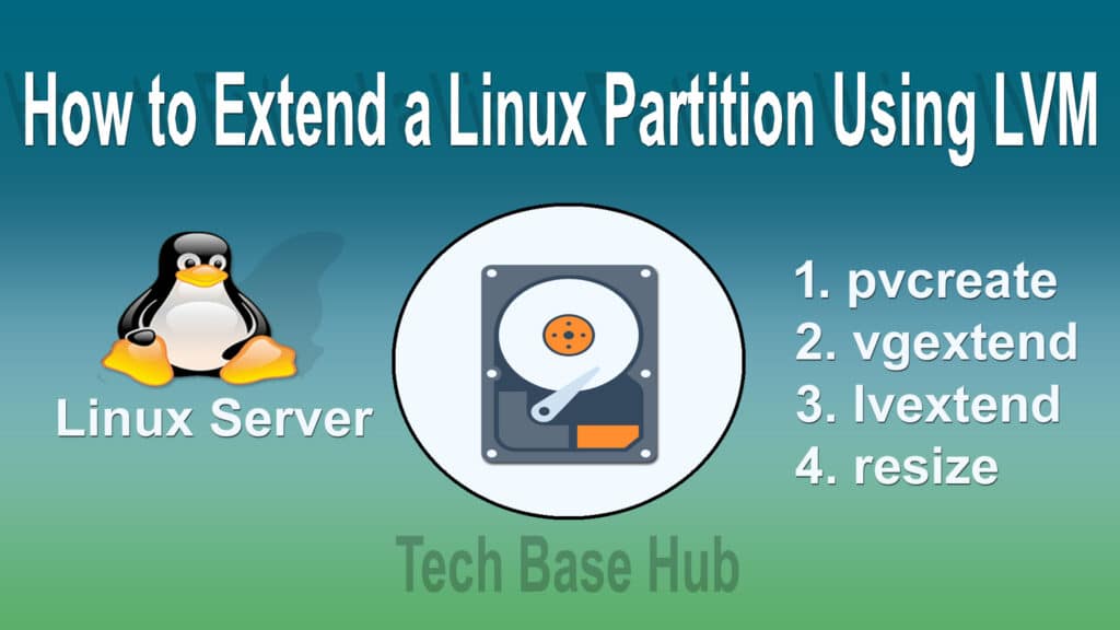 Step-by-Step Guide to Linux Extend Partition with LVM - techbasehub.com