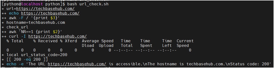 HTTP Status Code Checker: A Simple Shell Script Solution 2024 - techbasehub.com